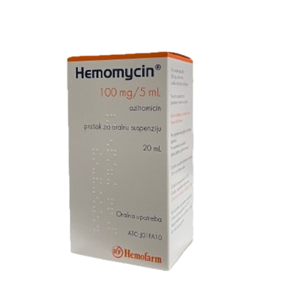 HEMOMYCIN100mg/5ml sirup 20 ml – Exclusive Corporation