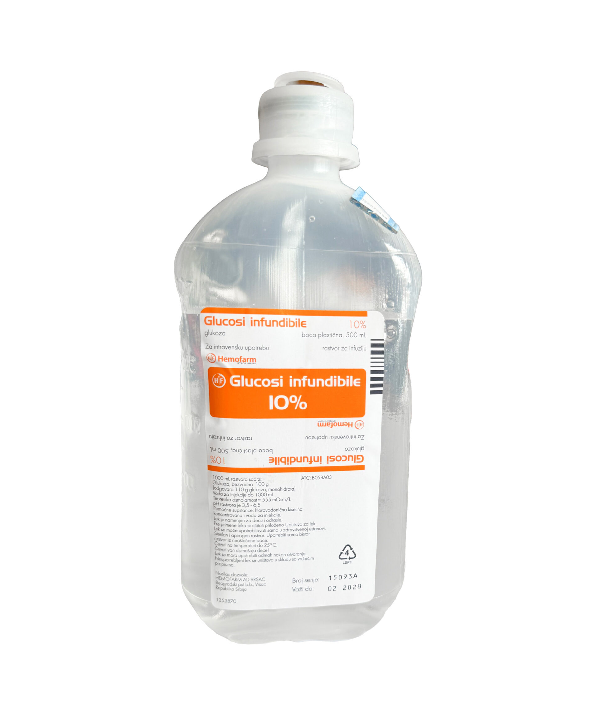 GLUCOSI INFUNDIBILE 10% 500ml – Exclusive Corporation